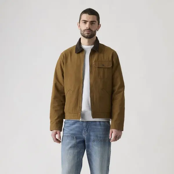 LEVI'S Utility Zip Jacket - Brown