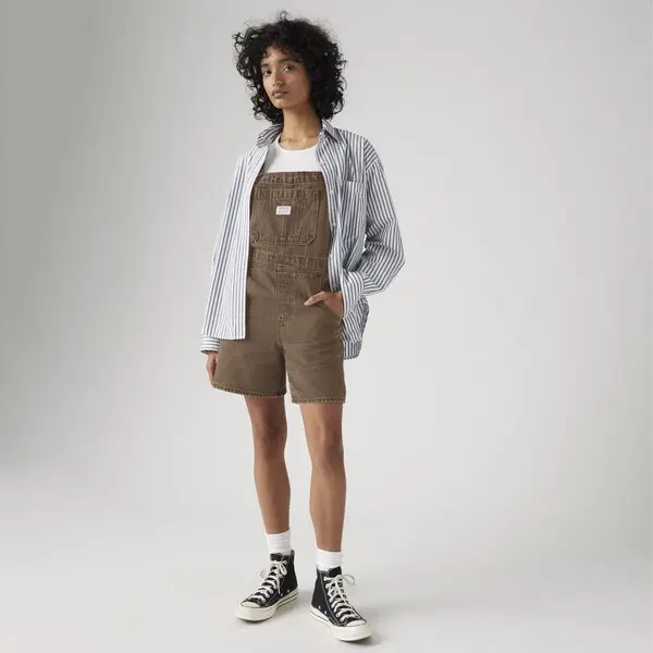 LEVI'S Utility Shortalls - Washed Canteen