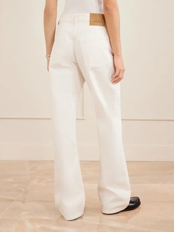 AMI Paris Mid-rise Wide-leg Jeans