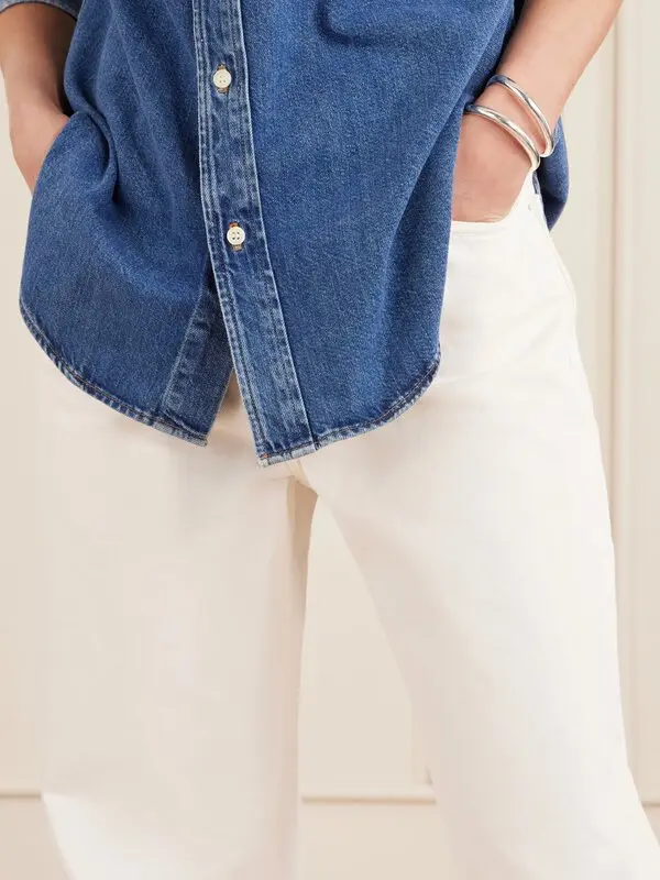 AMI Paris Mid-rise Wide-leg Jeans