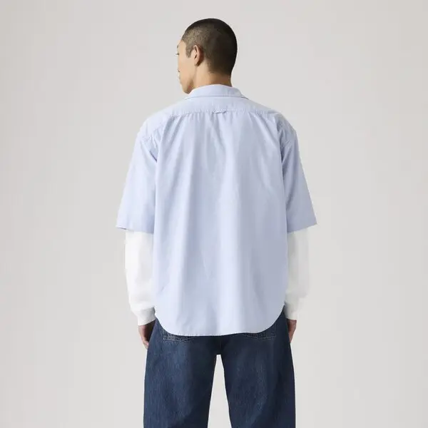 LEVI'S Short-sleeve Pacifica Loose Oxford Shirt - Allure