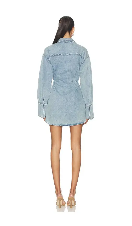 favorite daughter denim dress Favorite Daughter The Halter City Denim Midi-Dress