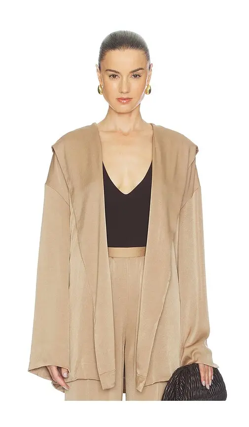 Atlein Hooded Wrap Jacket