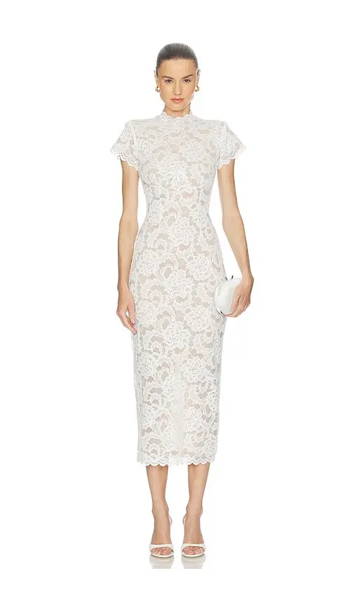 NOOKIE Alessia Midi Dress - Ivory