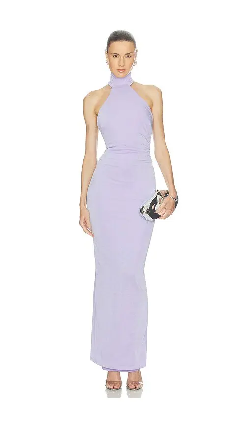 NOOKIE Crush Halter Gown - Lavender