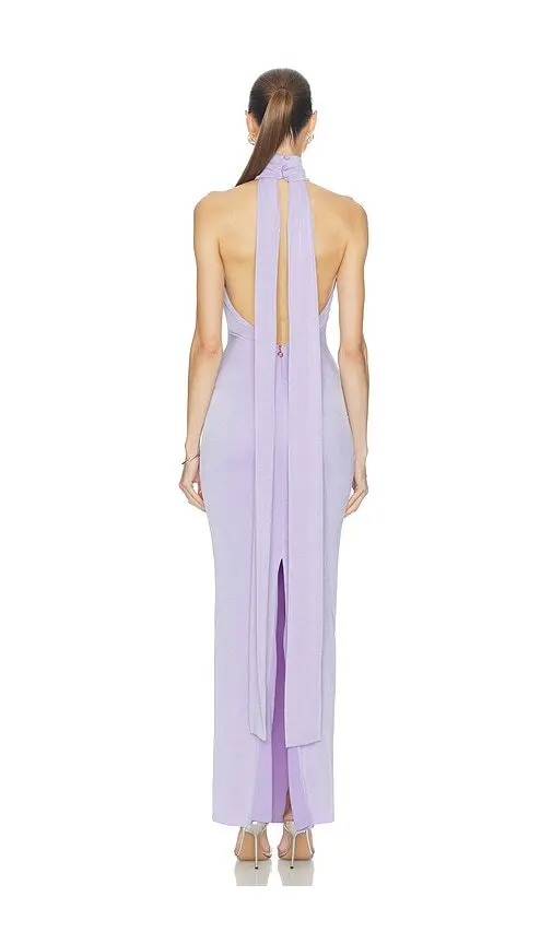 NOOKIE Crush Halter Gown - Lavender