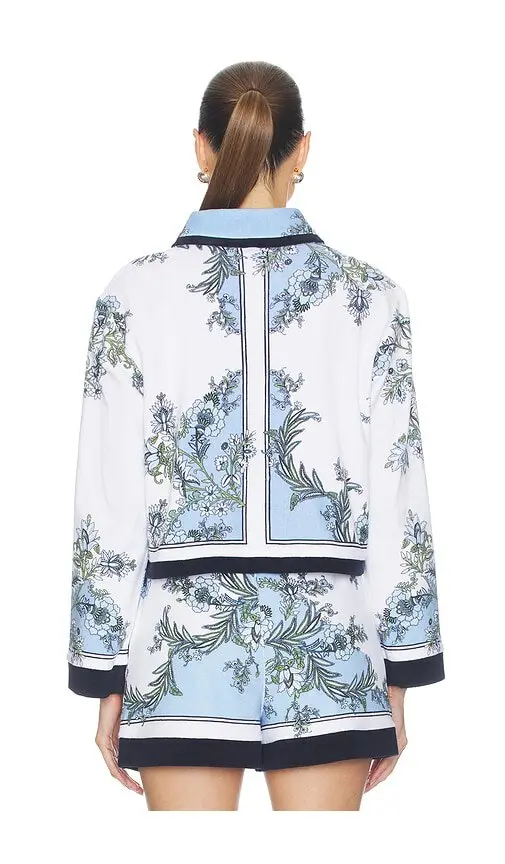 Veronica Beard Novelle Terrycloth Cardigan