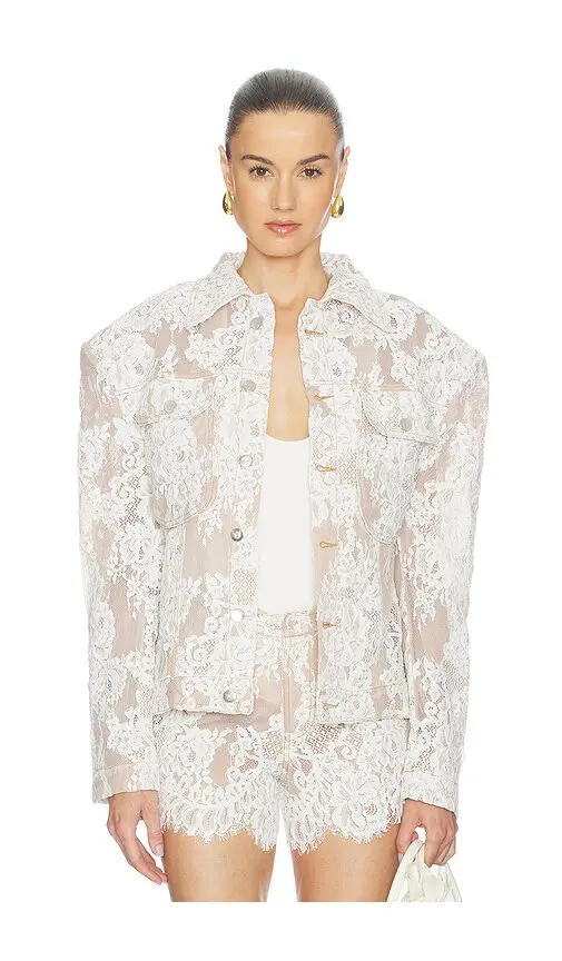 THE DOLLS HOUSE Chantilly Lace Jacket - White