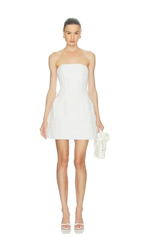 Bardot Karoline Lace Mini Dress - Orchid White