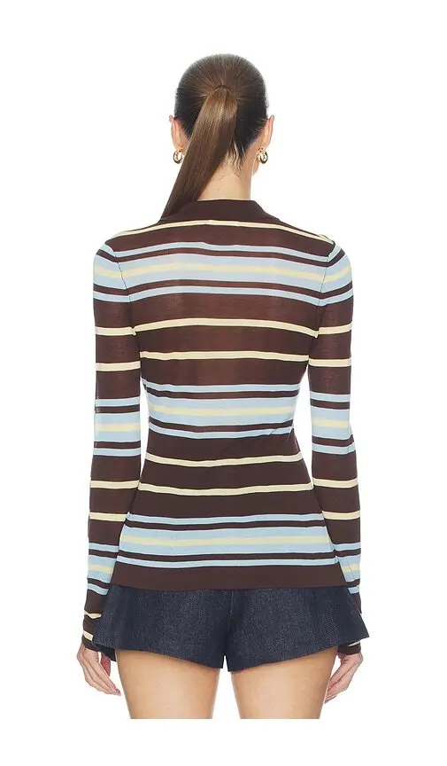 ALIGNE Sue-ellen Striped Knitted Shirt - Stripe