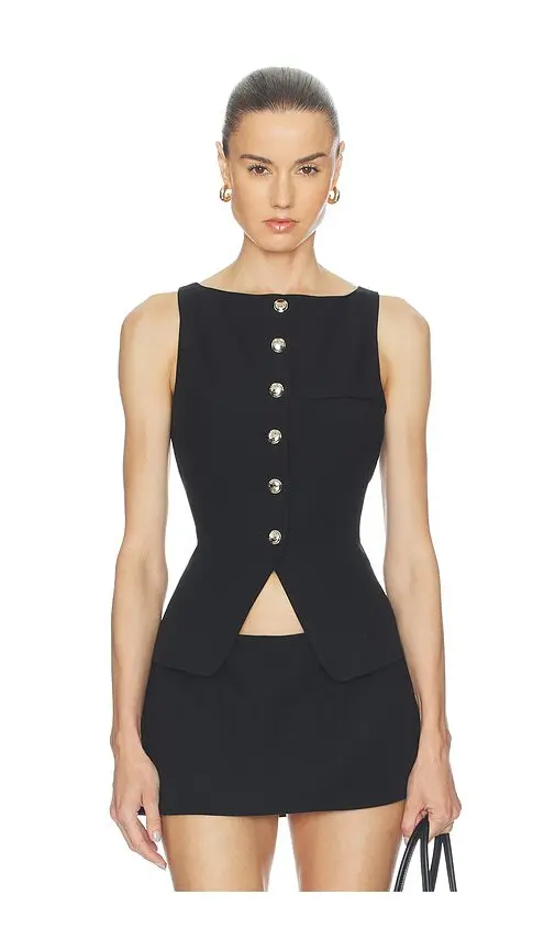 GUIZIO Troyes Top - Black