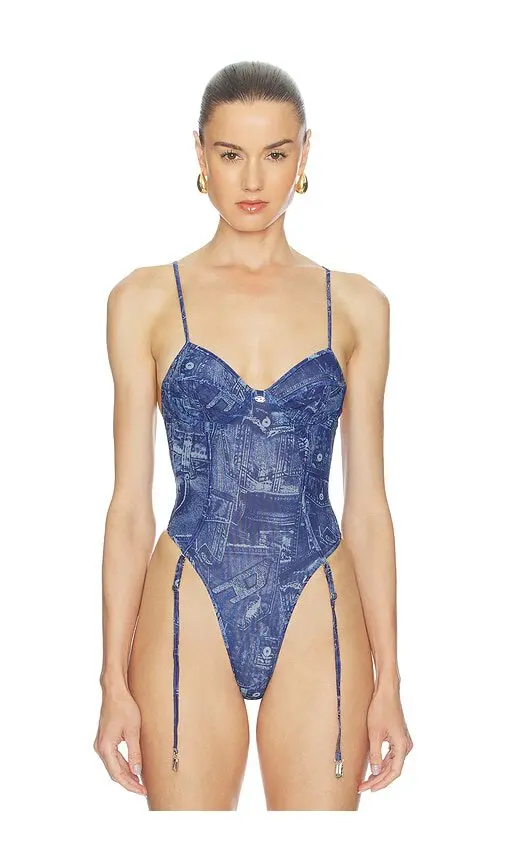 DIESEL® Bridget Denim Bodysuit