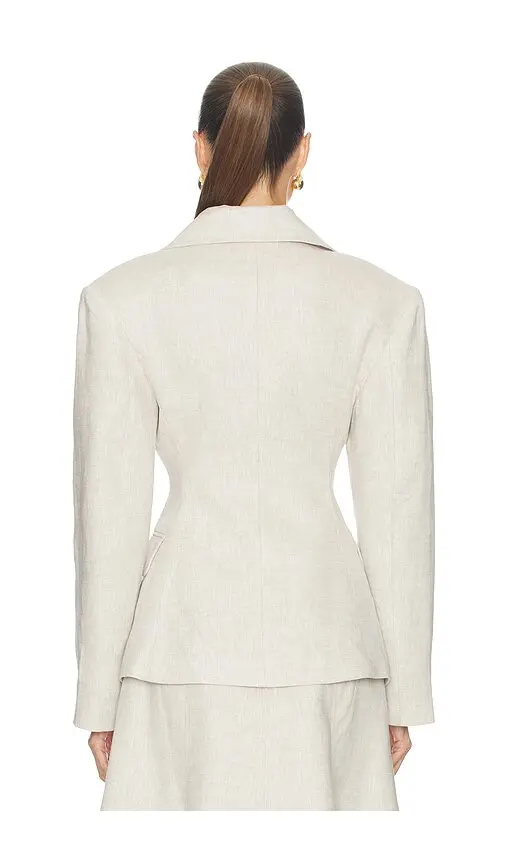 CAMILA COELHO Malena Linen Blazer