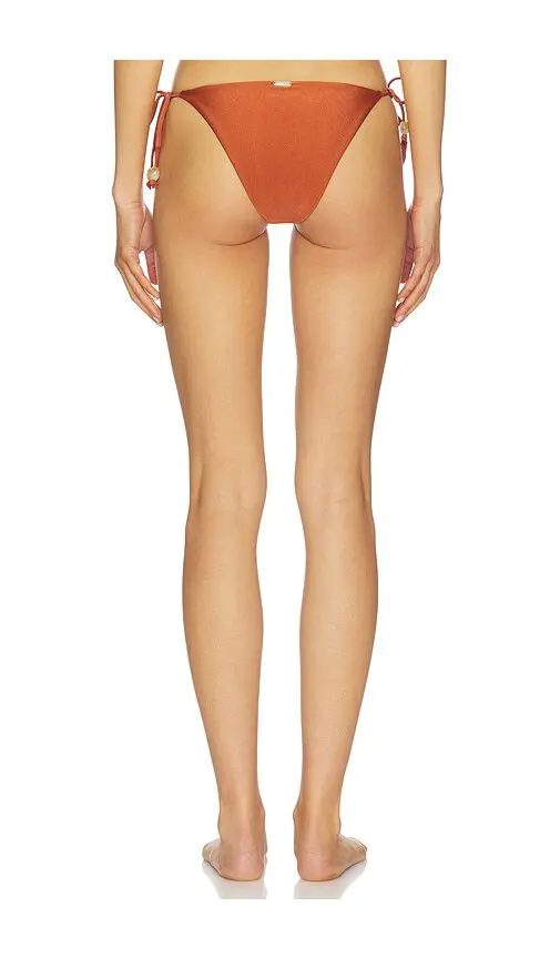 Bardot Blakely Tie Bikini Bottoms - Rust