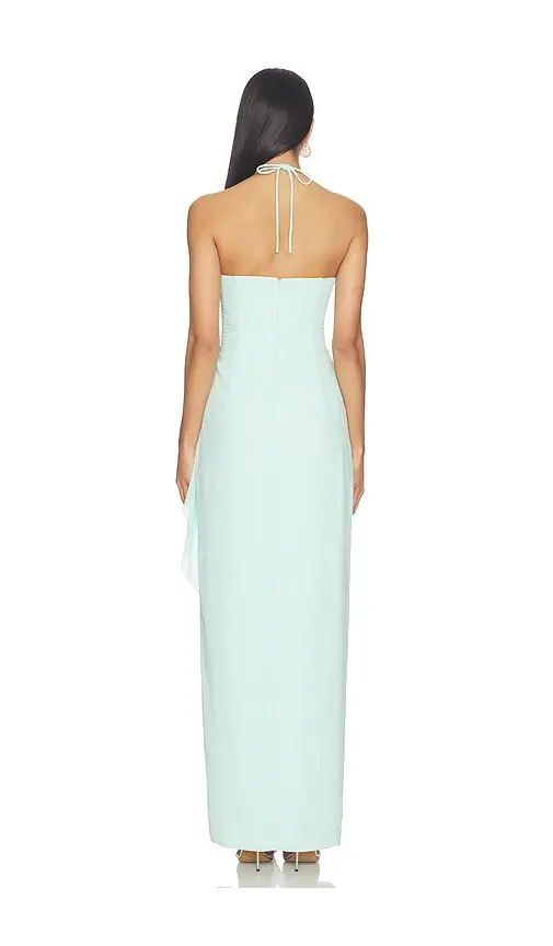 Amanda Uprichard Alessandra Maxi Dress - Celadon