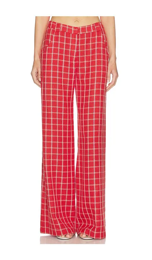 Amanda Uprichard Saddler Pants - Red