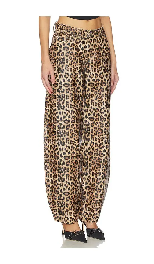 DR. DENIM Nanci Barrel Jeans - Leopard