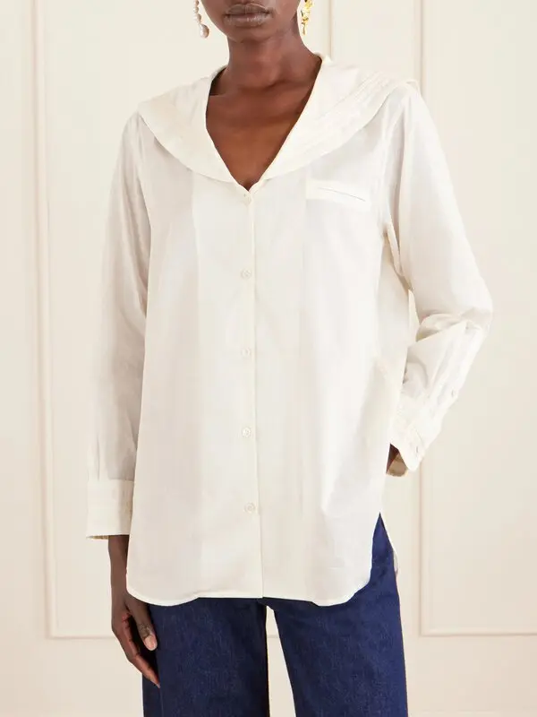 BODE Marina Cotton-voile Shirt