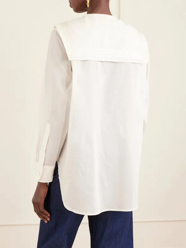 BODE Marina Cotton-voile Shirt