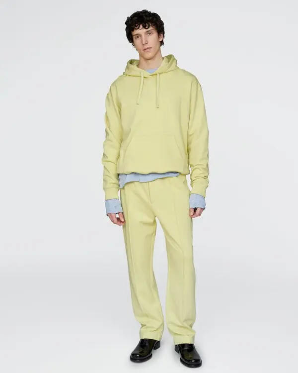 ATM Anthony Thomas Melillo French Terry Straight Leg Sweatpants Cotton - Mellow Yellow
