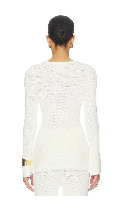 4TH & RECKLESS Geri Knitted Top With Cut-outs