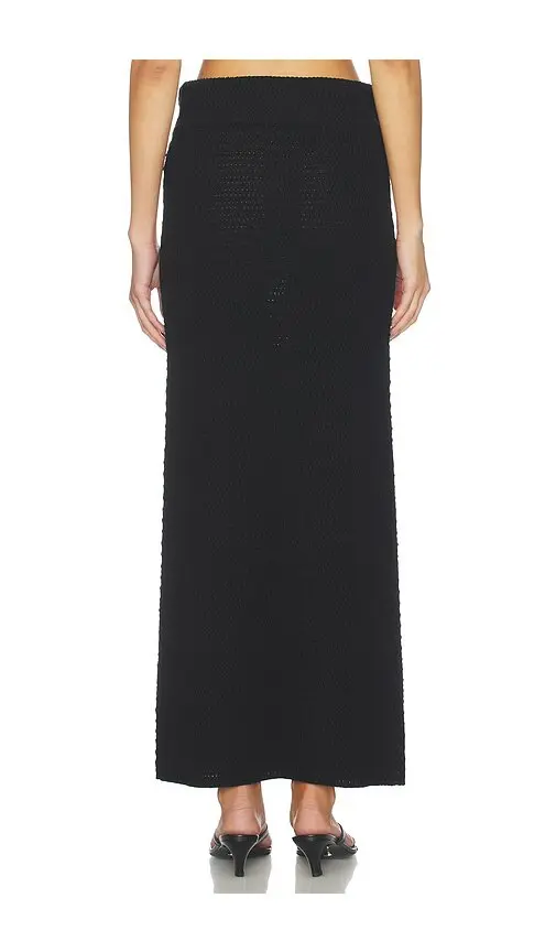 4TH & RECKLESS Nala Crochet Skirt - Black