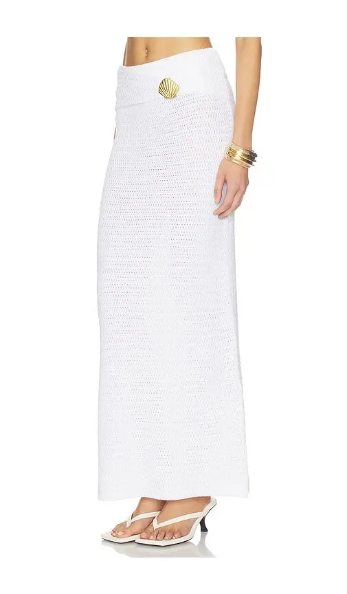 4TH & RECKLESS Nala Crochet Maxi Skirt