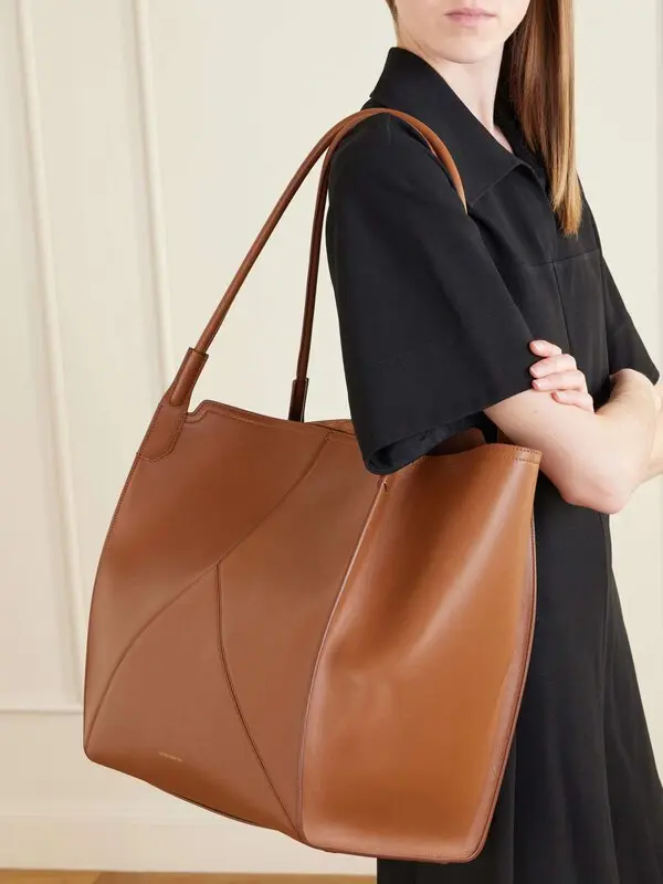 Victoria Beckham Paneled Leather Tote