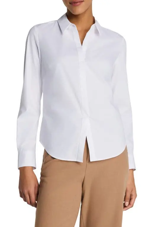 Spanx No Gape Shirt - Classic White