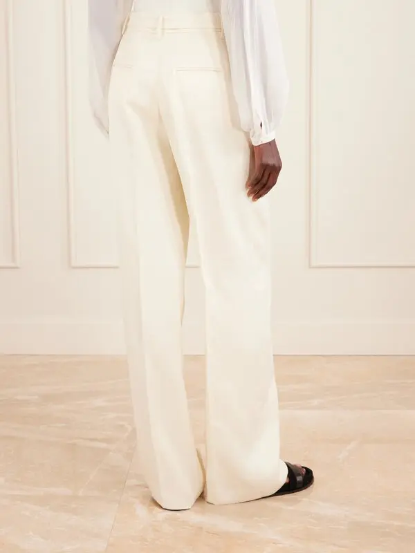 Gabriela Hearst Norman Wide-leg Linen Pants - Neutrals