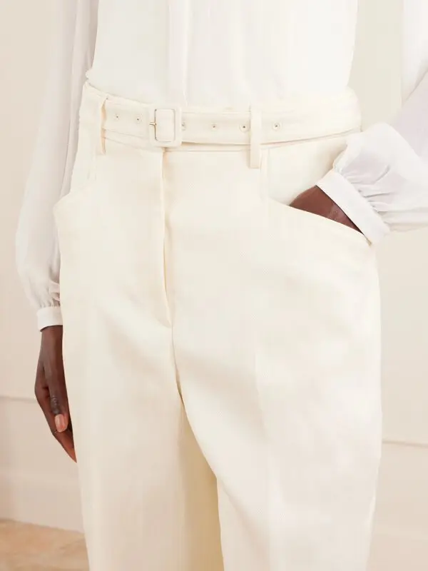 Gabriela Hearst Norman Wide-leg Linen Pants - Neutrals