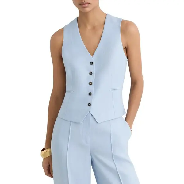 REISS Magda Vest - Blue