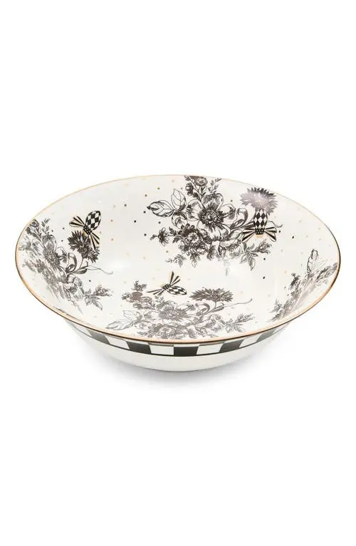 MACKENZIE-CHILDS Bee Toile Serving Bowl