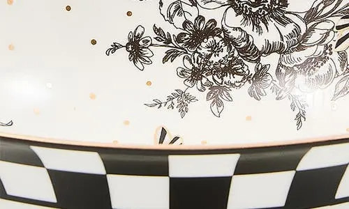 MACKENZIE-CHILDS Bee Toile Serving Bowl