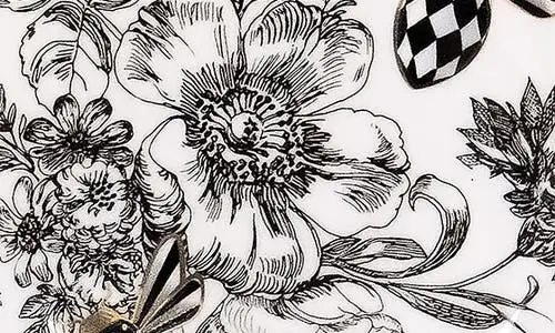 MACKENZIE-CHILDS Bee Toile Bread & Butter Plate
