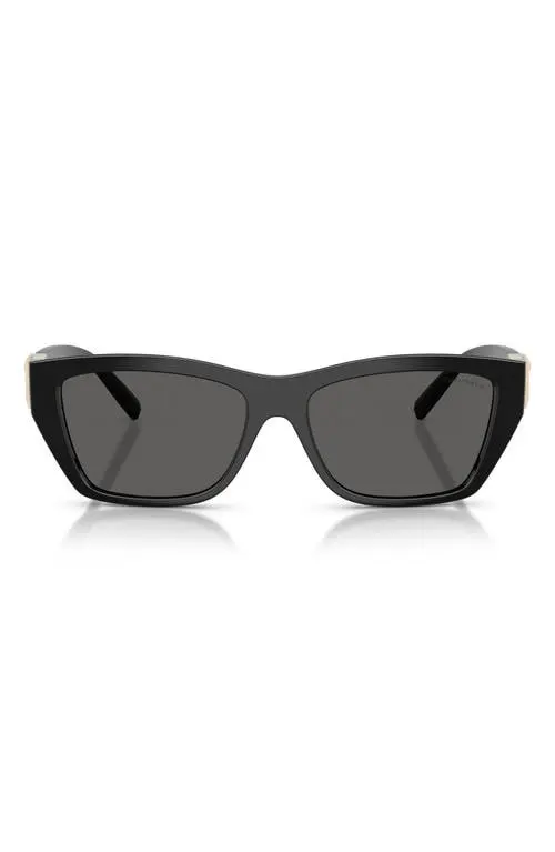 Tiffany & Co. Rectangular Sunglasses - Black/dark Grey