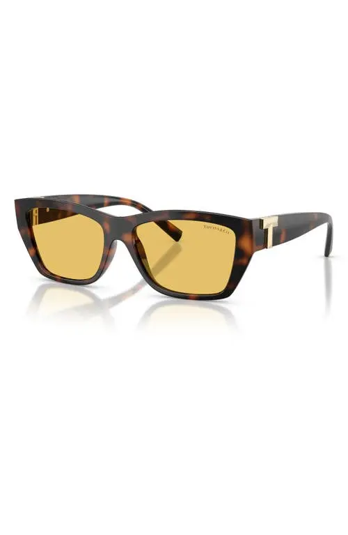 Tiffany & Co. Rectangular Sunglasses - Havana/yellow