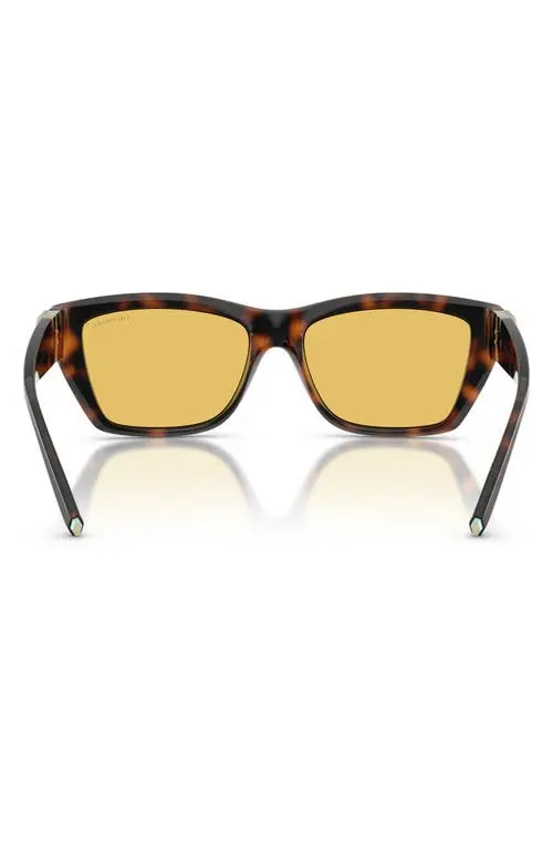 Tiffany & Co. Rectangular Sunglasses - Havana/yellow