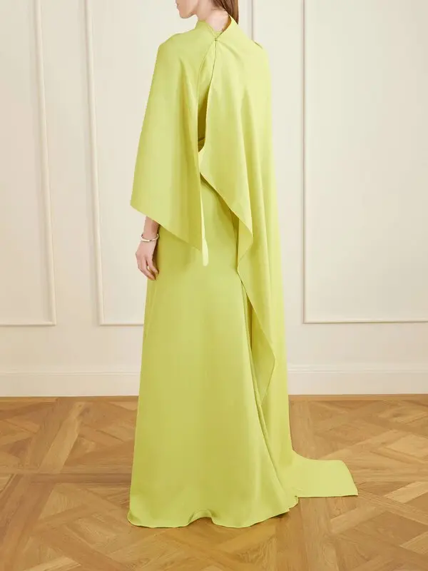 MARMAR HALIM Draped Crepe Gown
