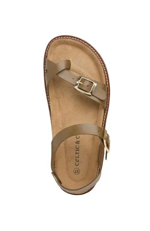 CELTIC & CO. Contoured Slip-on Clog Mule Sandals