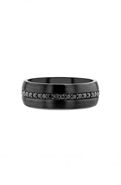 LARSON JEWELERS Valiant Sapphire Tungsten Ring