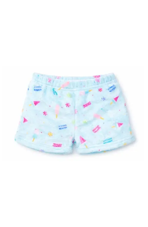 PREPPY GOOSE Plush Sweets And Popsicles Loungewear Shorts - Mint