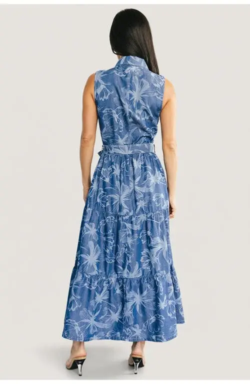 BALTIC BØRN Rocío Soft Denim Maxi Dress