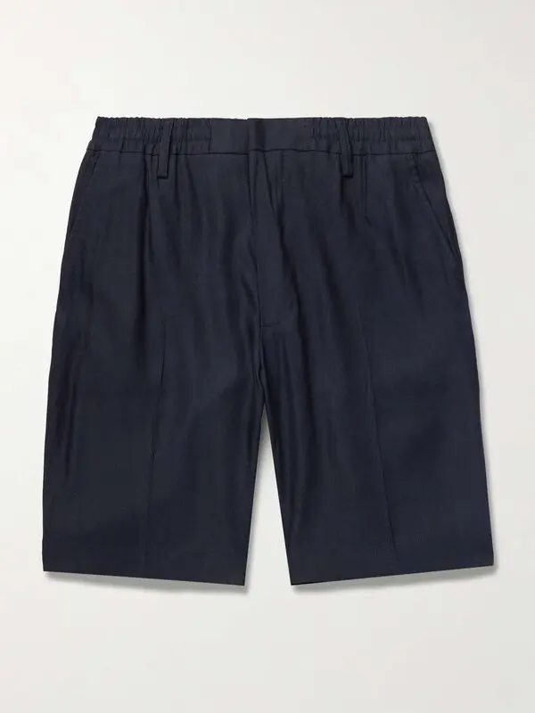 Nn07 Billie 1808 Straight-leg Shorts - Navy