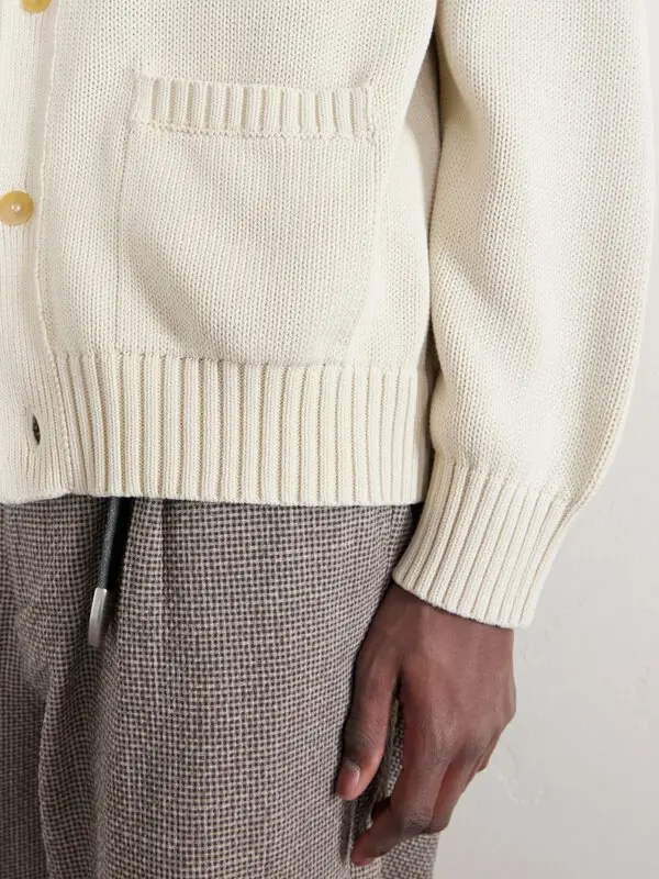 CORRIDOR Organic Cotton Cardigan - Neutrals