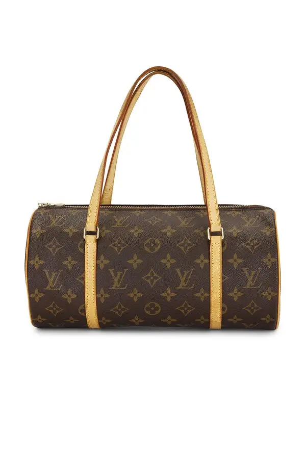 LOUIS VUITTON Monogram Papillon 30 Handbag - Brown