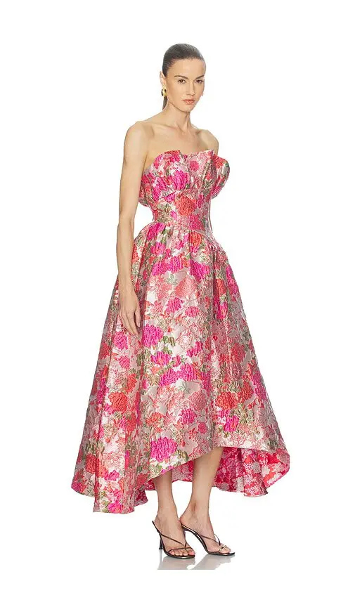 ELLIATT Floralie Strapless Gown - Blush