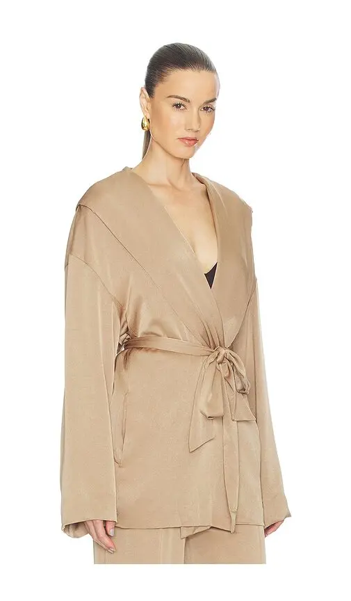 Atlein Hooded Wrap Jacket