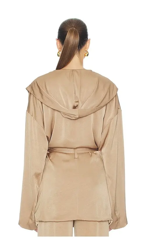 Atlein Hooded Wrap Jacket