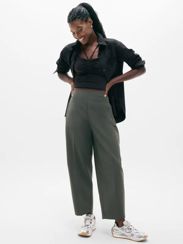 Athleta High-rise Barrel Pant - Jungle
